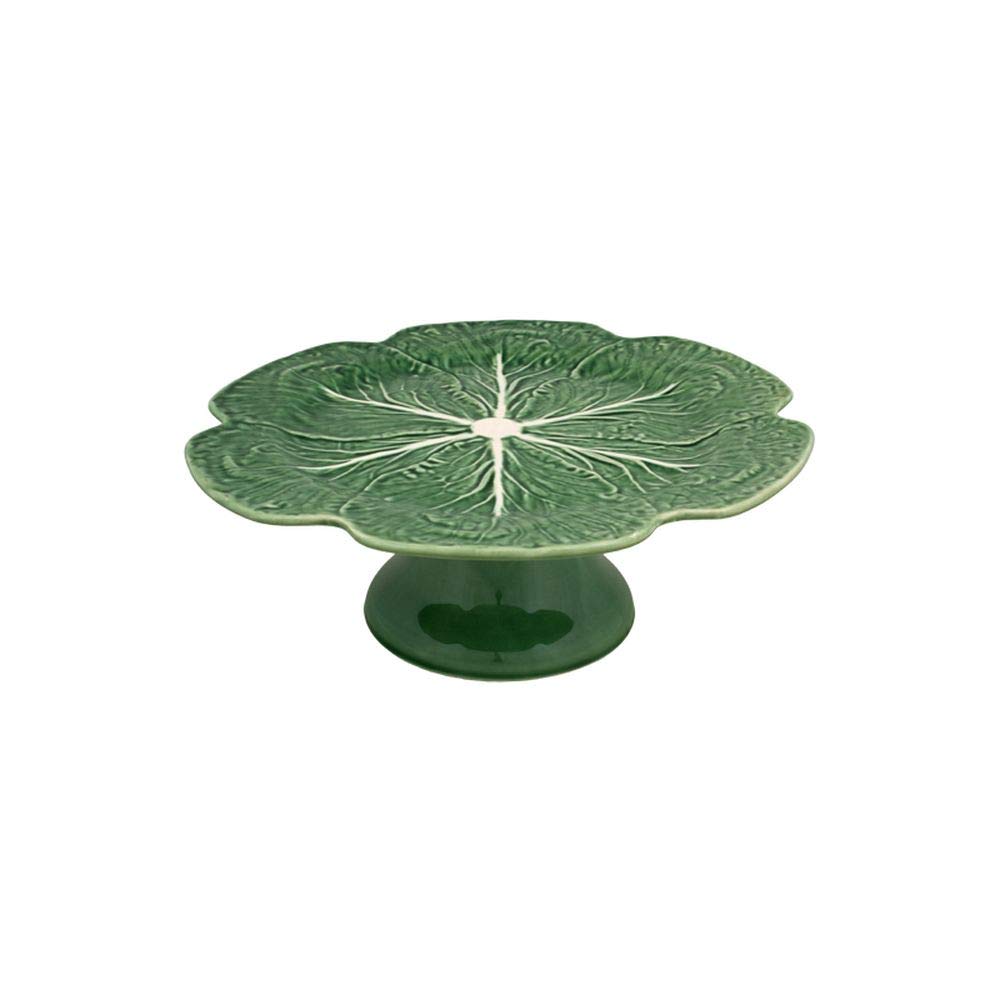 Bordallo Pinheiro 12" Green Cabbage Cake Stand – Statement Theory