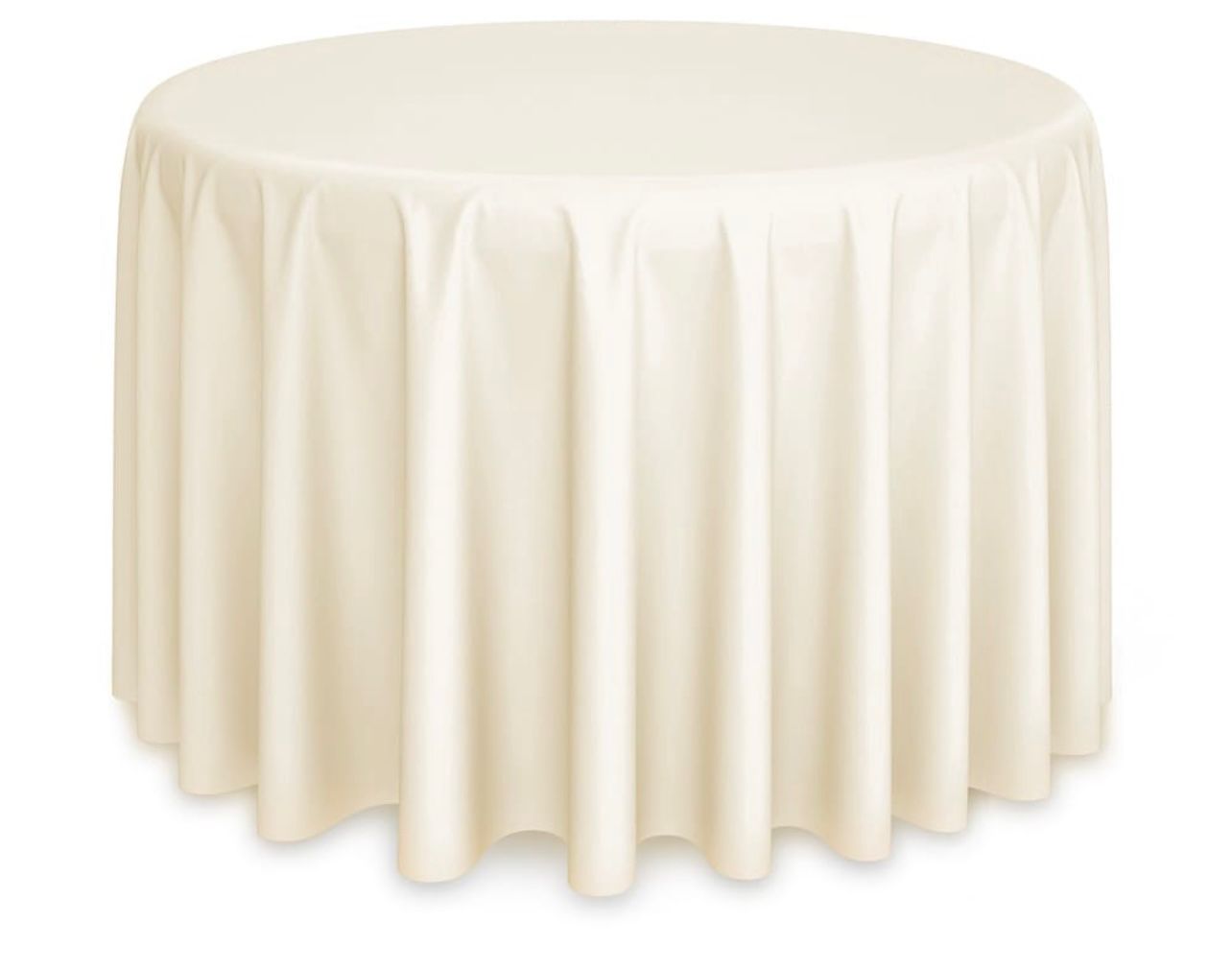 Ivory Round Tablecloth – Statement Theory